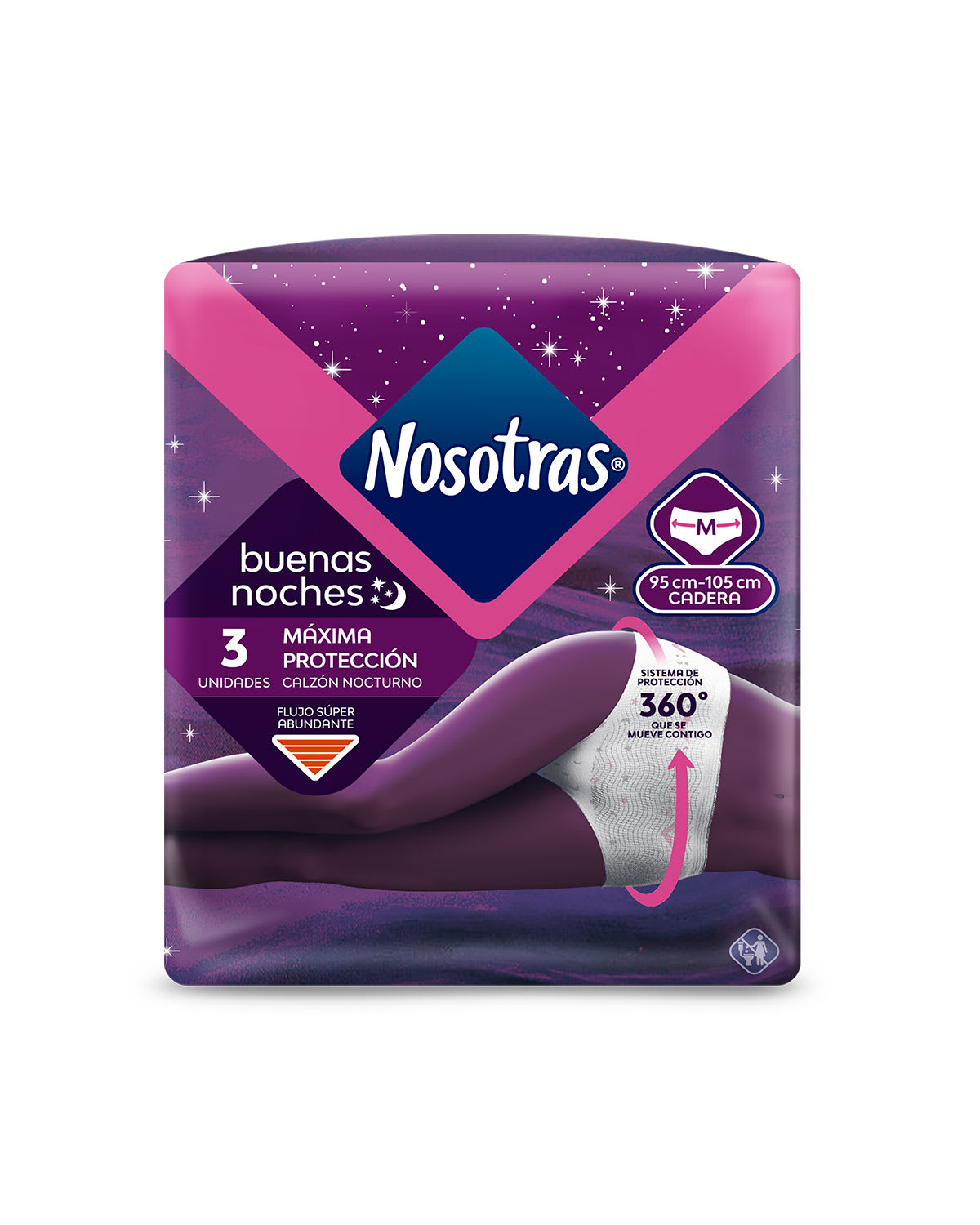 Calzón Nocturno Nosotras Buenas Noches Máxima Protección 3 und | Leonisa Perú