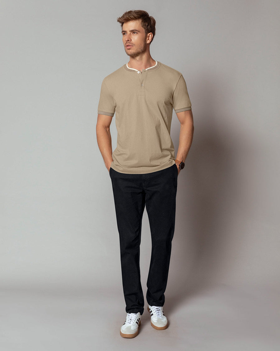 Pantalón bota recta en drill de tacto suave stretch | Leonisa Perú